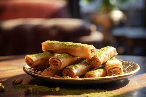Znoud El Sit: Irresistible and Crispy Lebanese Dessert - Middle Eastern ...