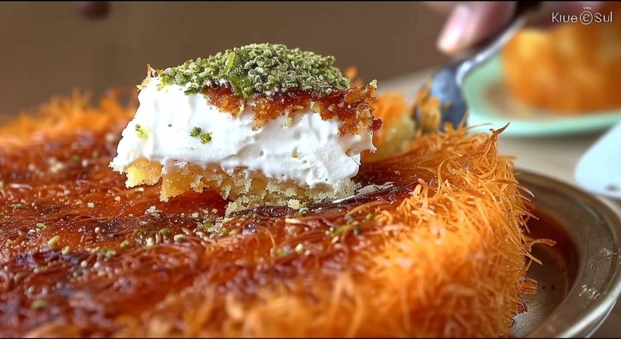 Kunafa Recipe with Vermicelli Without Oven: Easy and Quick - Middle Eastern Recipes